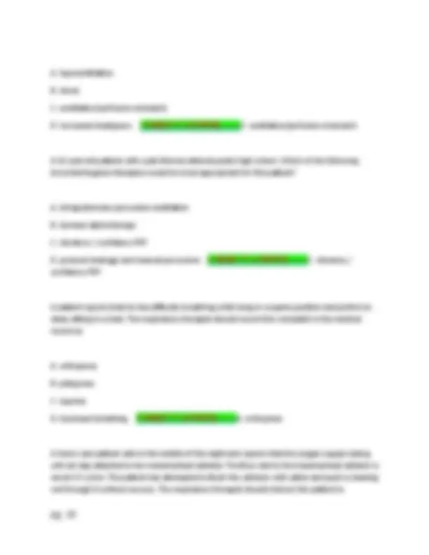 Respiratory Therapy Final Exam Questions & Answers: Kettering TMC ...