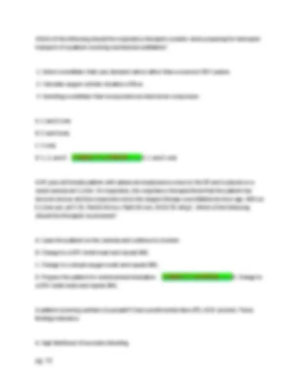 Respiratory Therapy Final Exam Questions & Answers: Kettering TMC ...