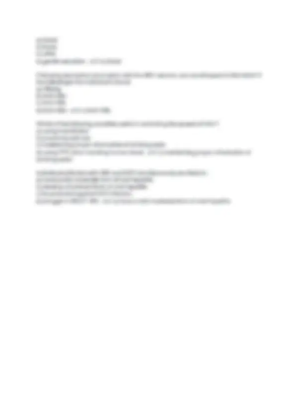 MMSC 360 Exam 3 Clicker Questions with Correct Answers. | Exams Biology ...