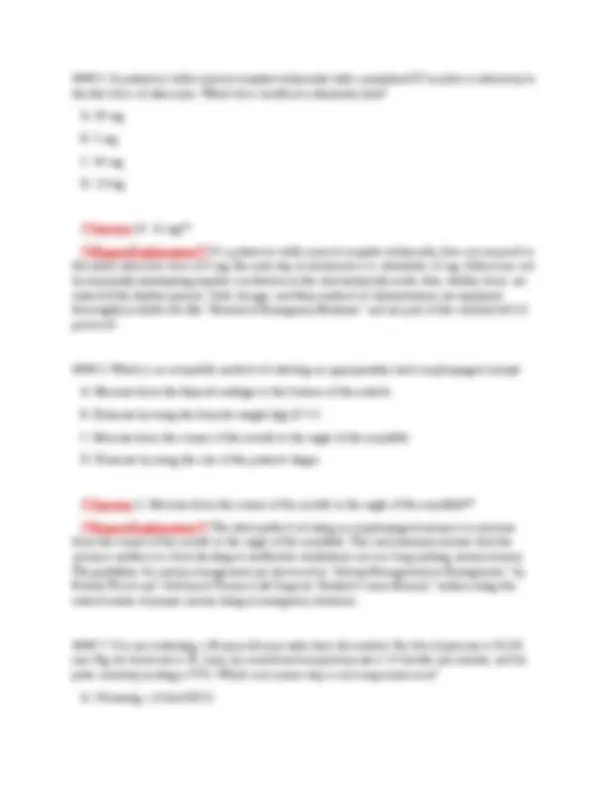 AHA ACLS Post Test Answer Key (2025 / 2026) Questions and Verified ...