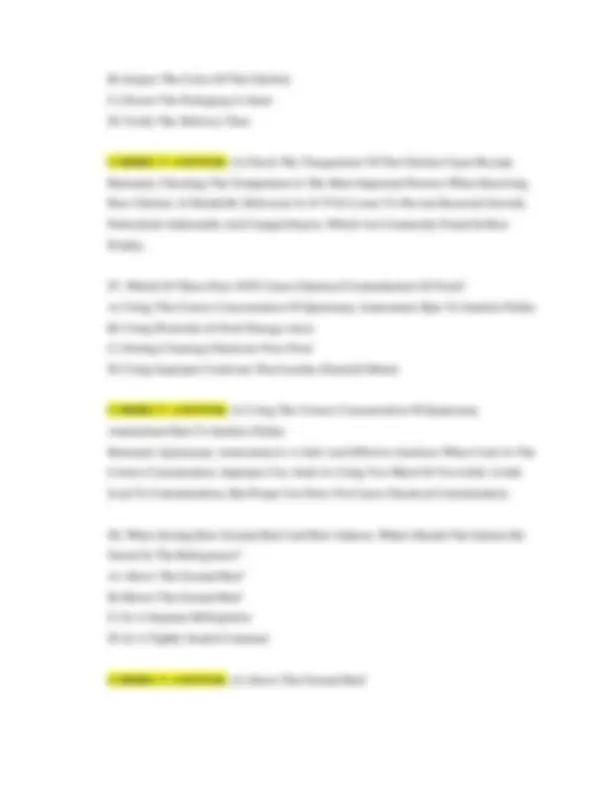 Food Handler-Manager Certification Exam: 2025/2026 Questions and ...
