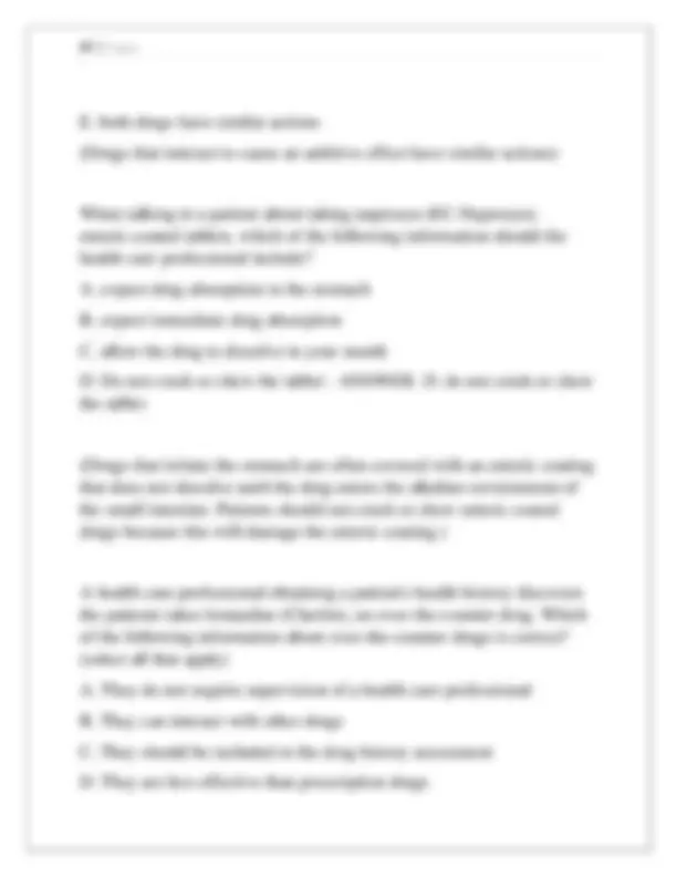 Medication Administration Test Bank: 2024-2025 Edition | Exams Nursing ...