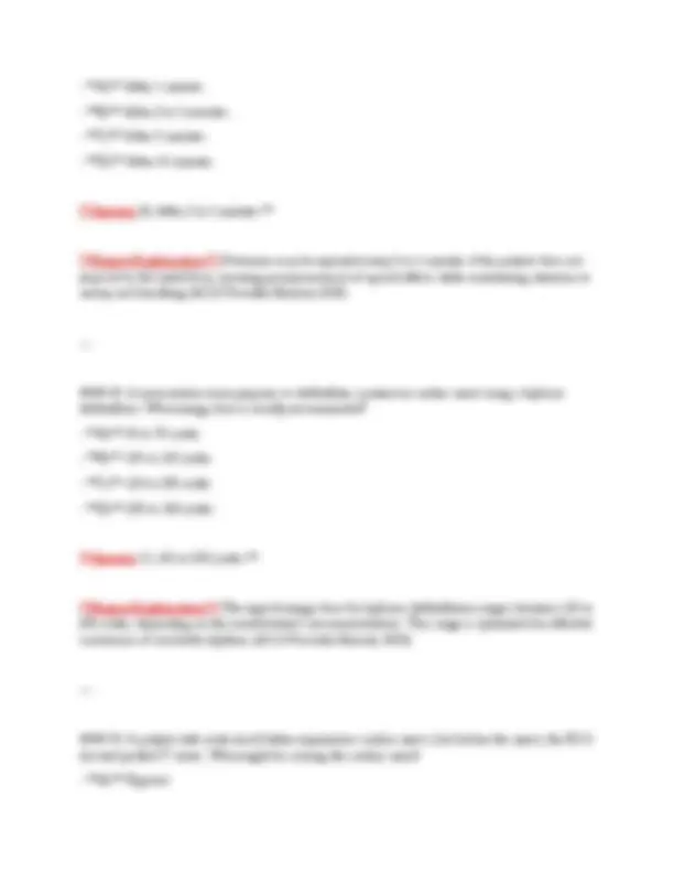 AHA ACLS Final Exam Questions and Answers with Explanation (Latest 2025 ...