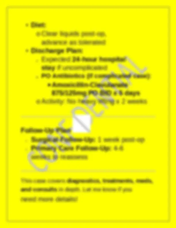 Acute Appendicitis Case Study: Diagnosis, Treatment, and Management ...