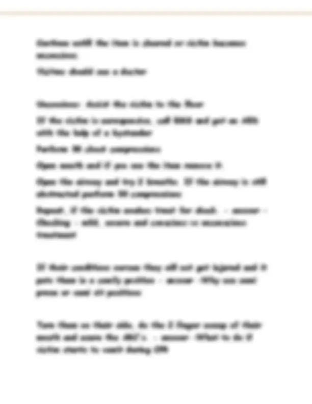 Bronze Medallion First Aid Exam 2025.pdf | Exams Nursing | Docsity