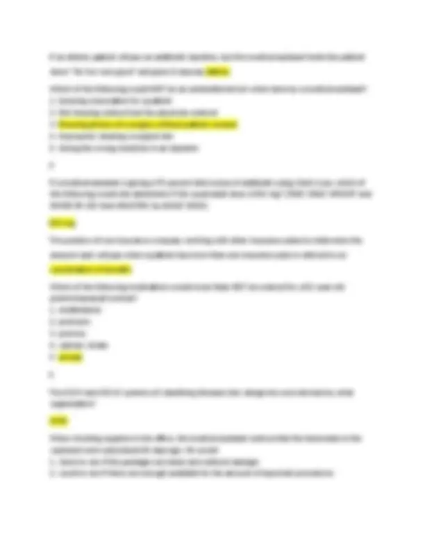 CCBMA - admin, basic and clinical Exam Practice Best Answers 2023-2025 ...