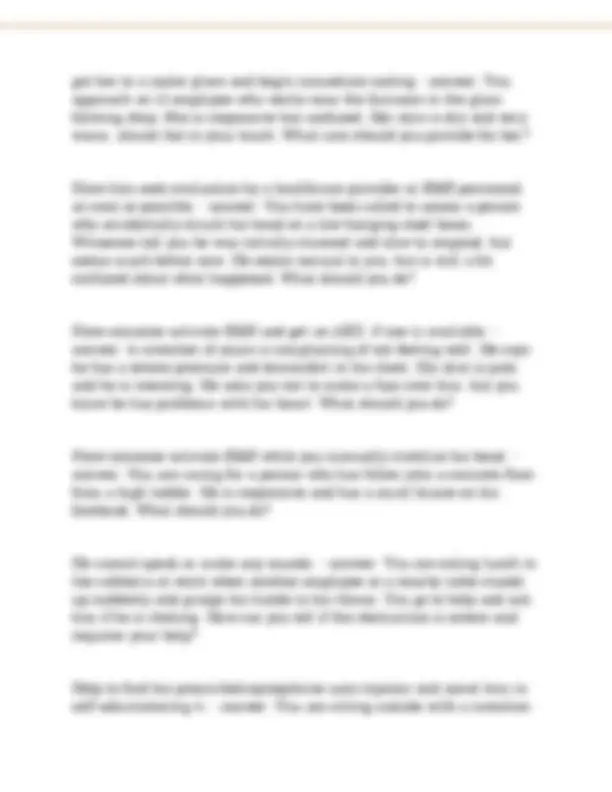 ASHI First Aid Exam complete solution.pdf | Exams Nursing | Docsity