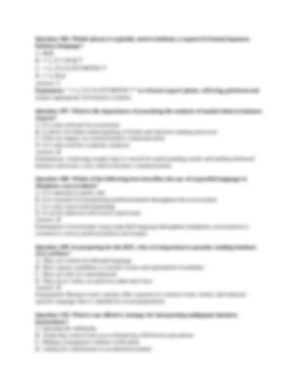 BJT Business Japanese Proficiency Test Exam | Exams Technology | Docsity