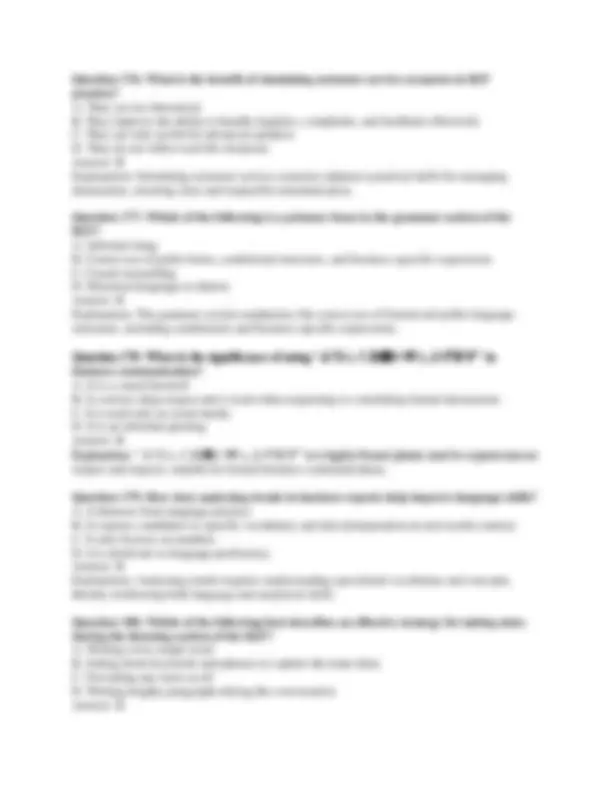 BJT Business Japanese Proficiency Test Exam | Exams Technology | Docsity