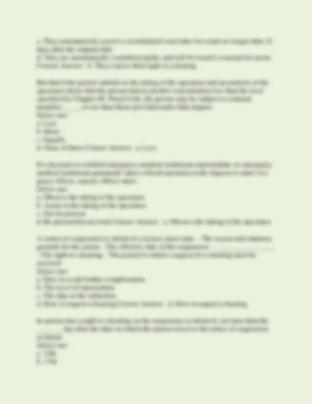 TCOLE Practice test QUESTIONS AND ANSWERS GRADED A 84 PAGES (371 ...