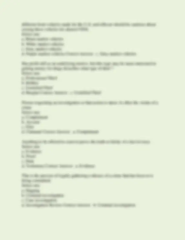 TCOLE Practice test QUESTIONS AND ANSWERS GRADED A 84 PAGES (371 ...