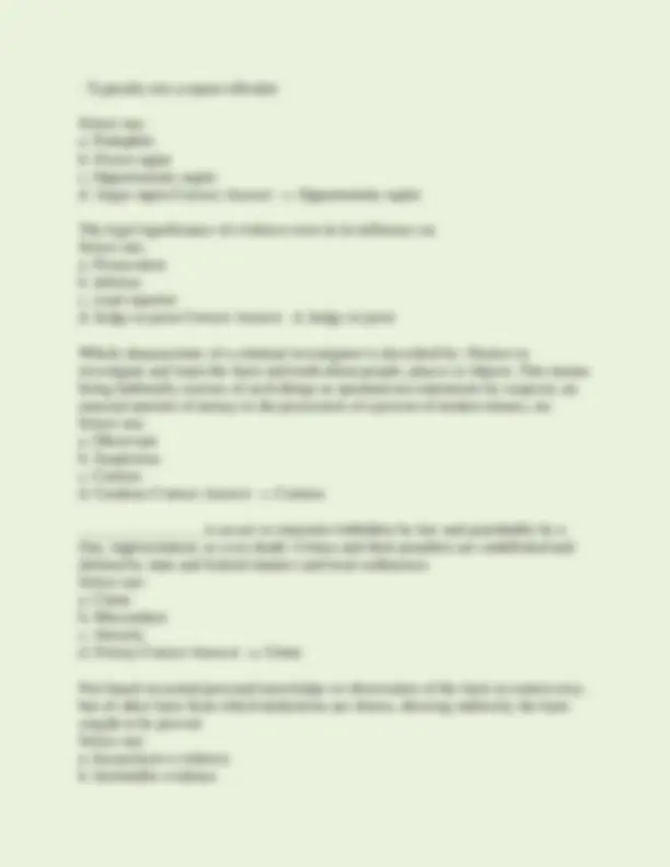 TCOLE Practice test QUESTIONS AND ANSWERS GRADED A 84 PAGES (371 ...