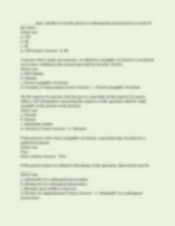 TCOLE Practice test QUESTIONS AND ANSWERS GRADED A 84 PAGES (371 ...