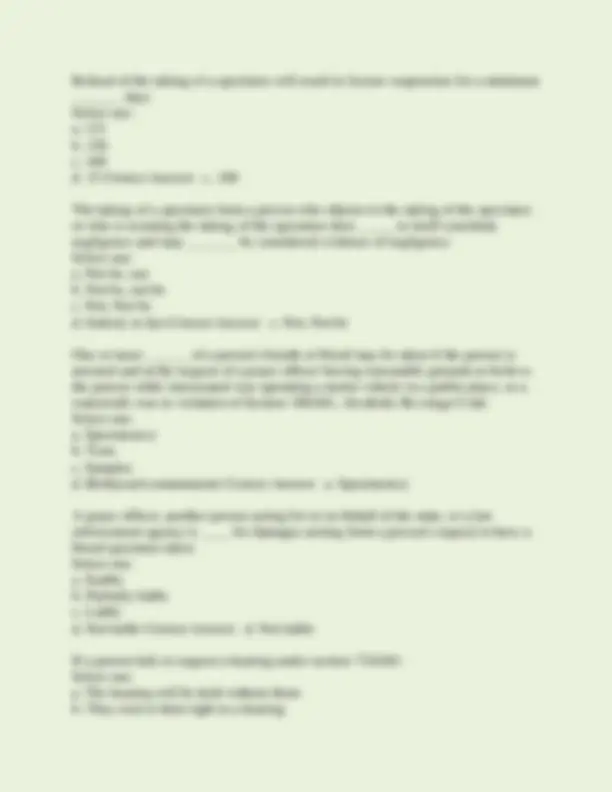 TCOLE Practice test QUESTIONS AND ANSWERS GRADED A 84 PAGES (371 ...