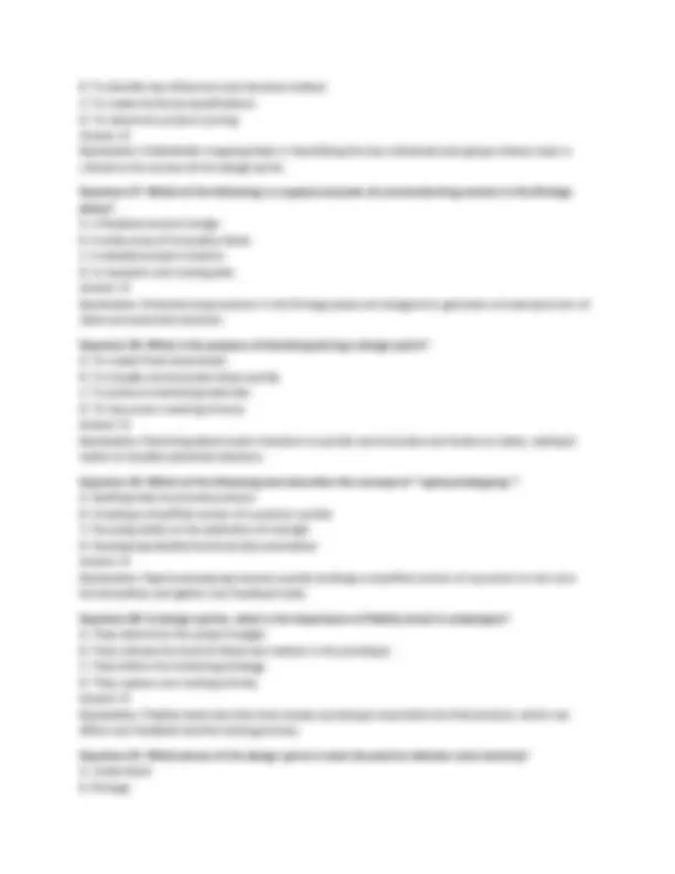 Design Sprint Alliance (DSA) Exam | Exams Technology | Docsity