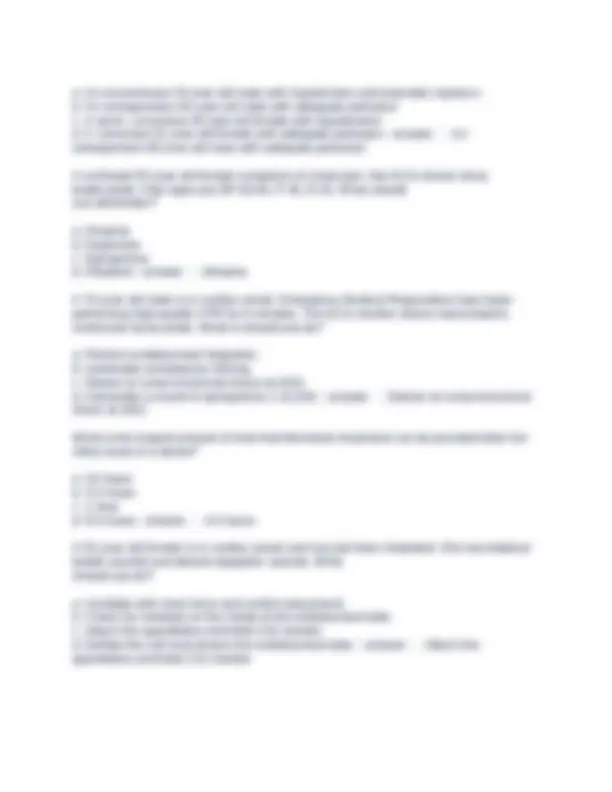 ACLS and AHA Practice Quiz: Emergency Medical Response Scenarios ...