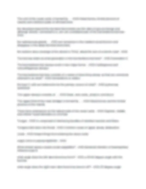 Cardiopulmonary Anatomy & Physiology Unit 1 chapter 1 Exam-Graded A ...