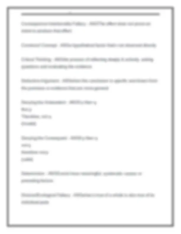 ISS 305 Final Exam 2025: Questions & Answers on Scientific Reasoning ...