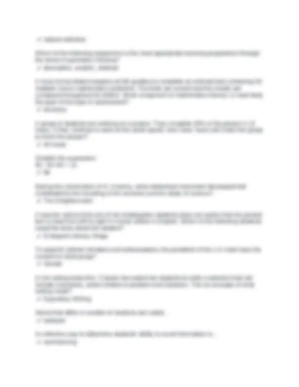 FTCE Subject Area Exam K-6 Practice Questions and Answers latest 2025 ...