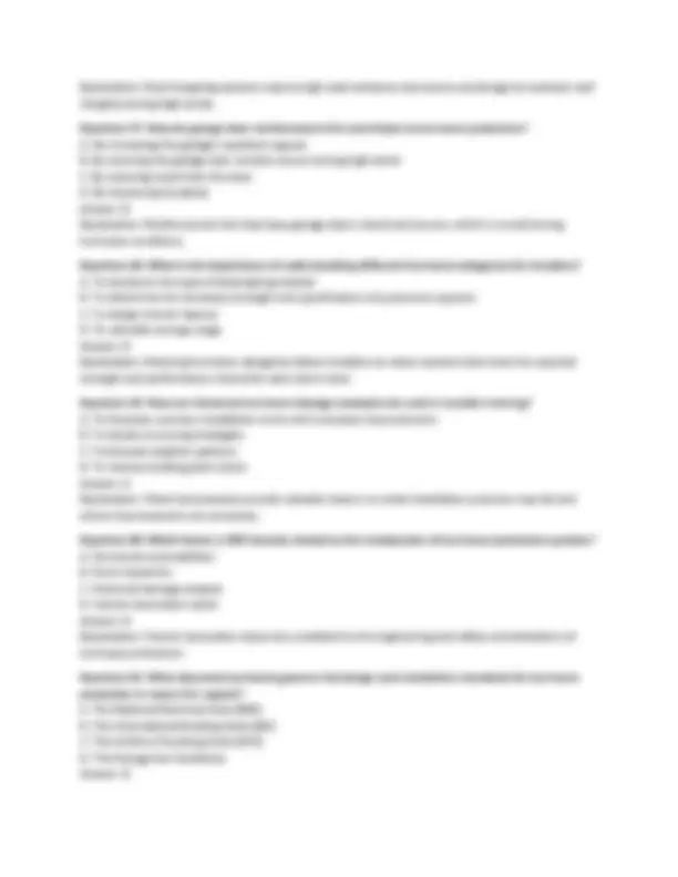 DFE1V Hurricane Protection Installer Exam | Exams Technology | Docsity