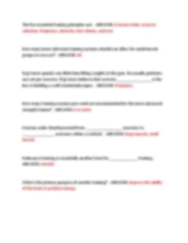 SEMPER FIT BASIC FITNESS COURSE - MARINENET: Questions and Answers ...