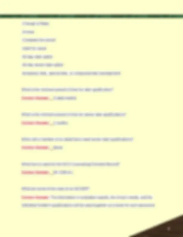 NCOERS AR 623-3 Board Exam Questions and Answers | Exams Nursing | Docsity