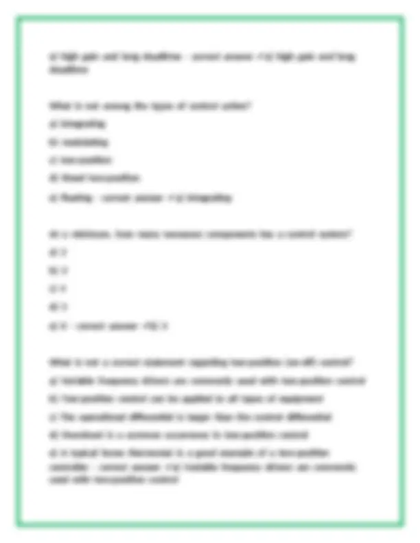 HVAC Study Guide: Multiple Choice Questions and Answers | Exams Nursing ...