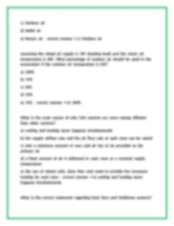 HVAC Study Guide: Multiple Choice Questions and Answers | Exams Nursing ...