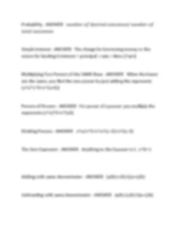 TSIA2 STUDY GUIDES MATH ACTUAL FINAL EXAM WITH QUESTIONS AND VERIFIED ...