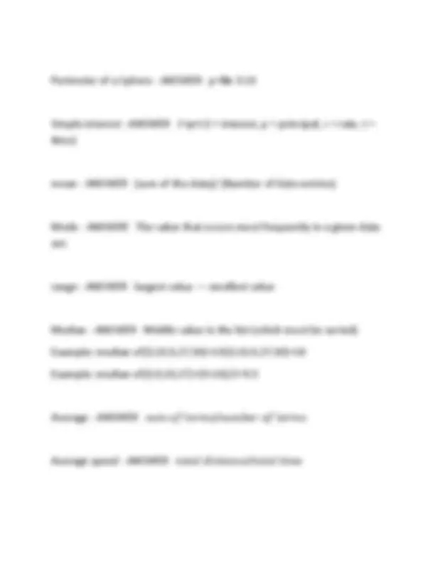 TSIA2 STUDY GUIDES MATH ACTUAL FINAL EXAM WITH QUESTIONS AND VERIFIED ...