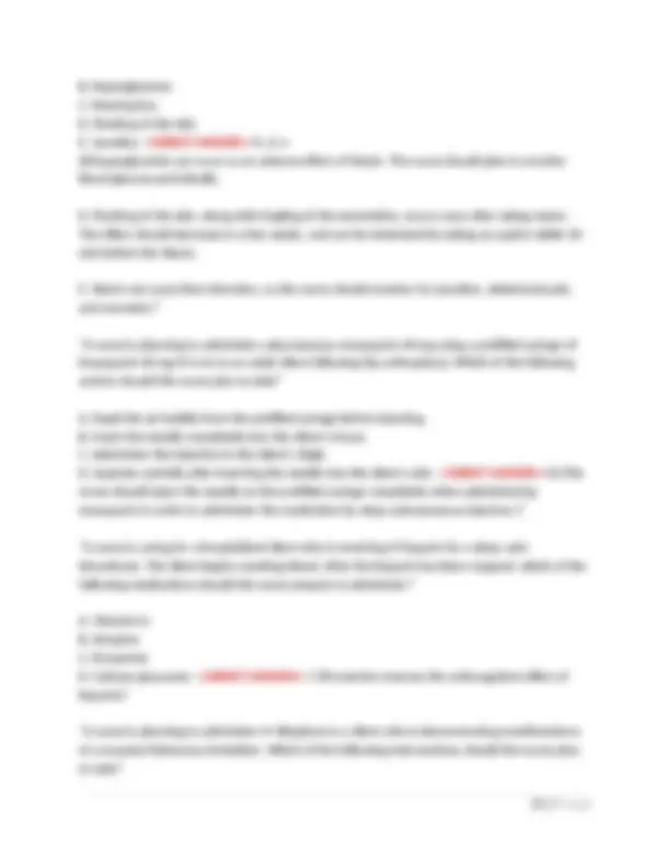 ATI PHARMACOLOGY PROCTORED NEWEST EXAM 2025 ACTUAL EXAM 250 QUESTIONS ...