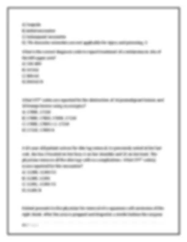2025 AAPC CODE SELECTION CPC PRETEST REVISION EXAM QUESTIONS WITH ...