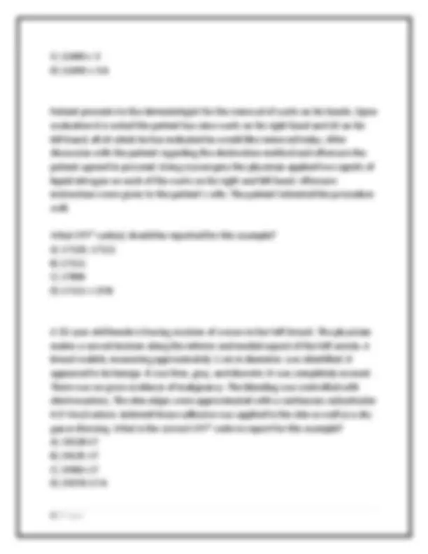 2025 AAPC CODE SELECTION CPC PRETEST REVISION EXAM QUESTIONS WITH ...