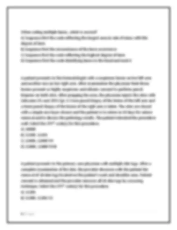 2025 AAPC CODE SELECTION CPC PRETEST REVISION EXAM QUESTIONS WITH ...