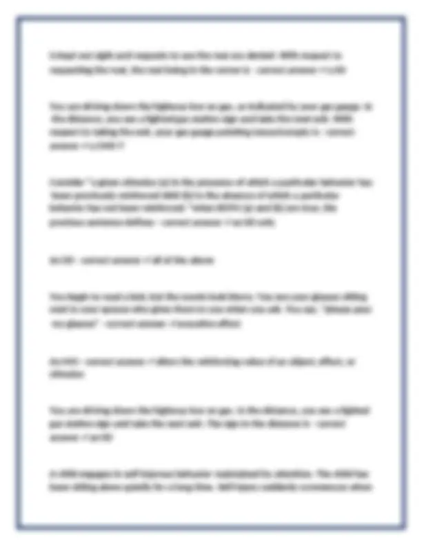 BDS Modules B17 - B21 Exam: Behavioral Analysis and Correct Answers ...