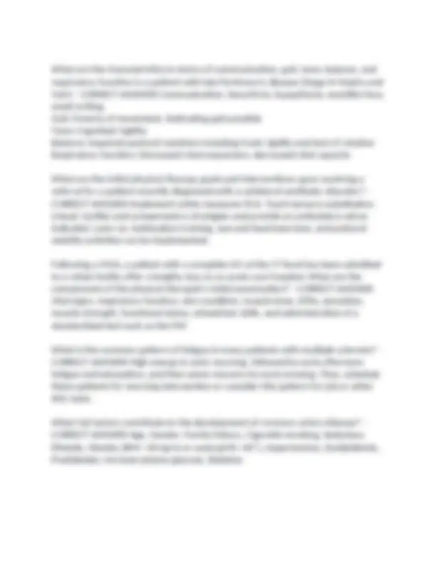 O'Sullivan NPTE Practice 88 Questions with Verified Answers,100% ...