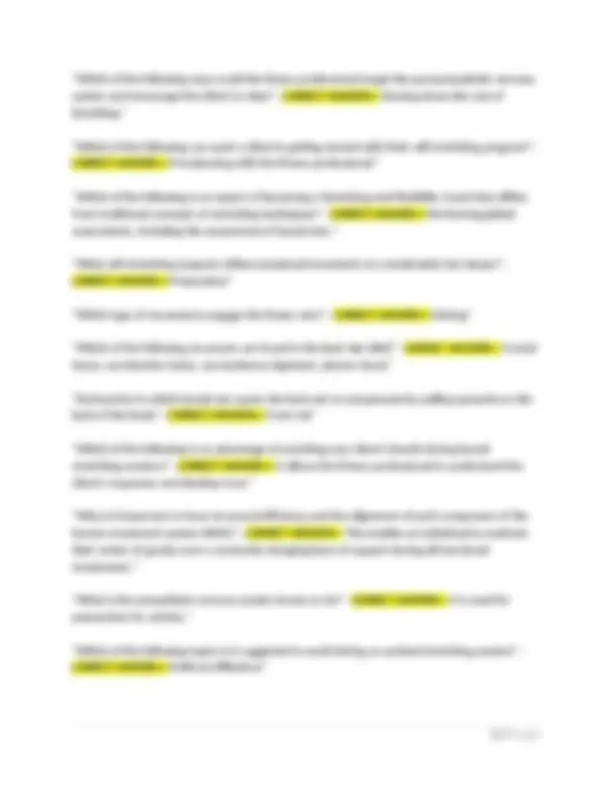 NASM STRETCHING AND FLEXIBILITY ACTUAL EXAM 250 QUESTIONS AND CORRECT ...