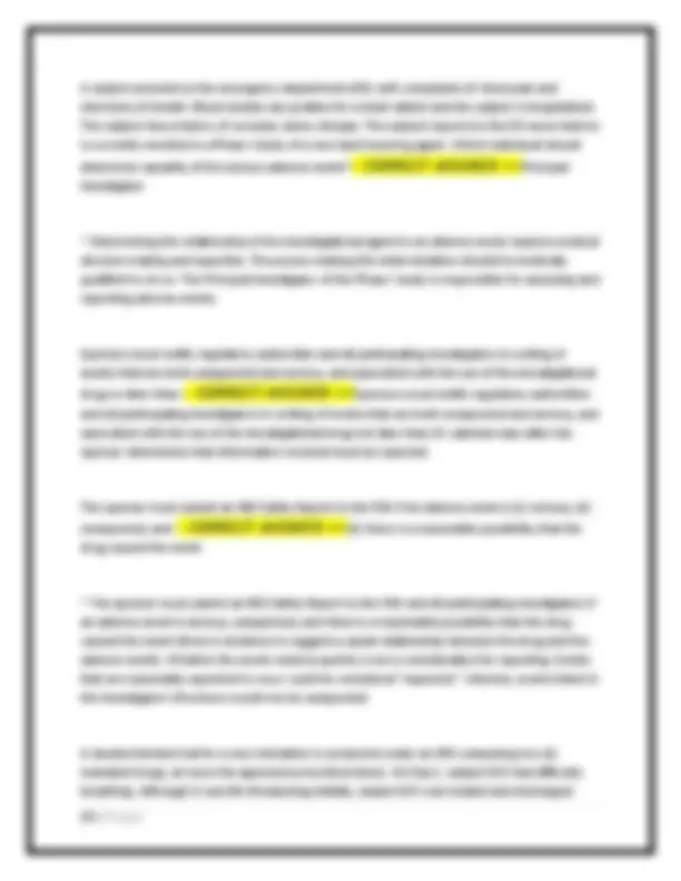 Good Clinical Practice Final Exam: 150 Questions and Solutions | Exams ...