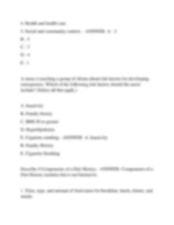 ATI RN NUTRITION PRACTICE TEST 2023 ALL 100 QUESTIONS AND CORRECT ...