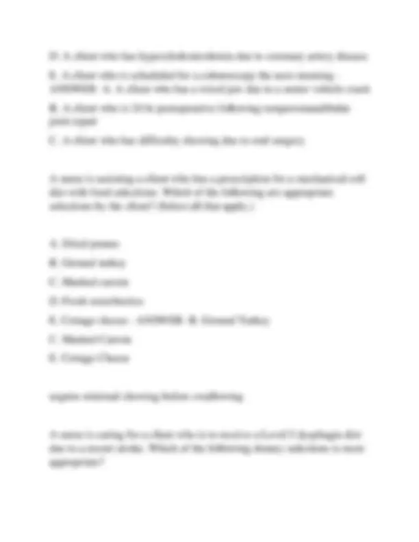 ATI RN NUTRITION PRACTICE TEST 2023 ALL 100 QUESTIONS AND CORRECT ...