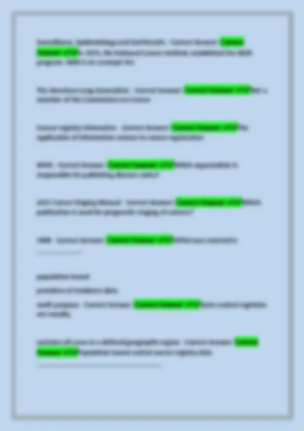 Cancer Registry Certification Guide: General Info, Operations, CRM P&P ...