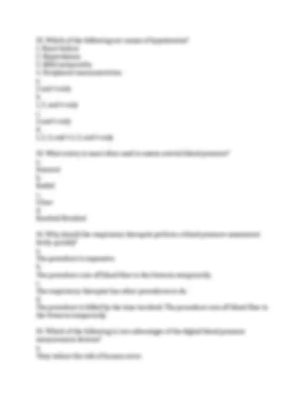 Egan's Chapter 16 Bedside Assessment of the Patient: Questions With ...