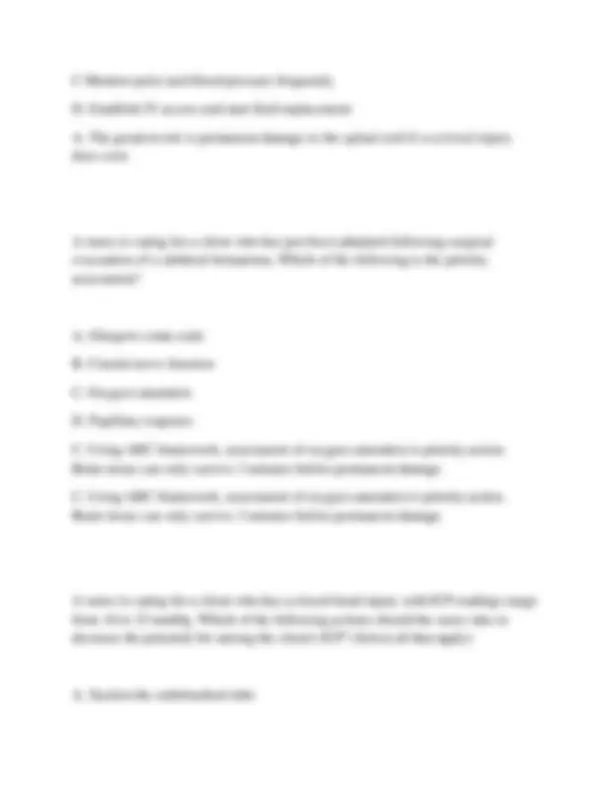 ATI RN CONCEPT BASED ASSESSMENT LEVEL 3 EXAM 1 / 2025 PRACTICE ...