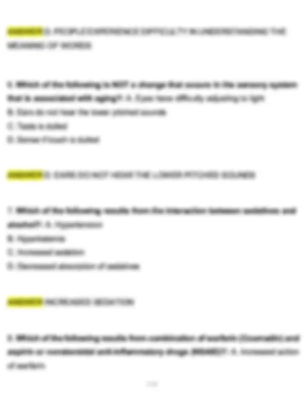 2025 STATE TEST PRACTICE FOR CMA Questions and Answers (2025/2026 ...