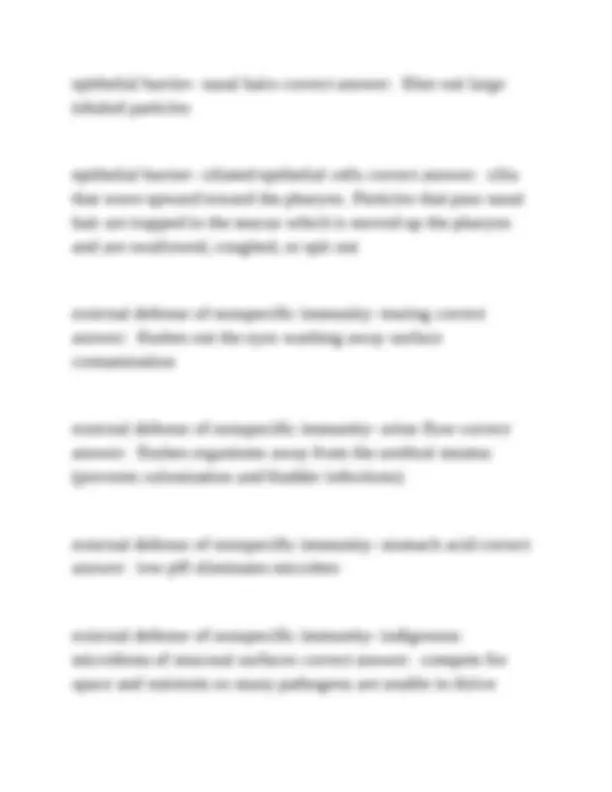 Clinical Immunology and Serology Exam 1: 215 Questions with Complete Solutions | Exams Nursing ...