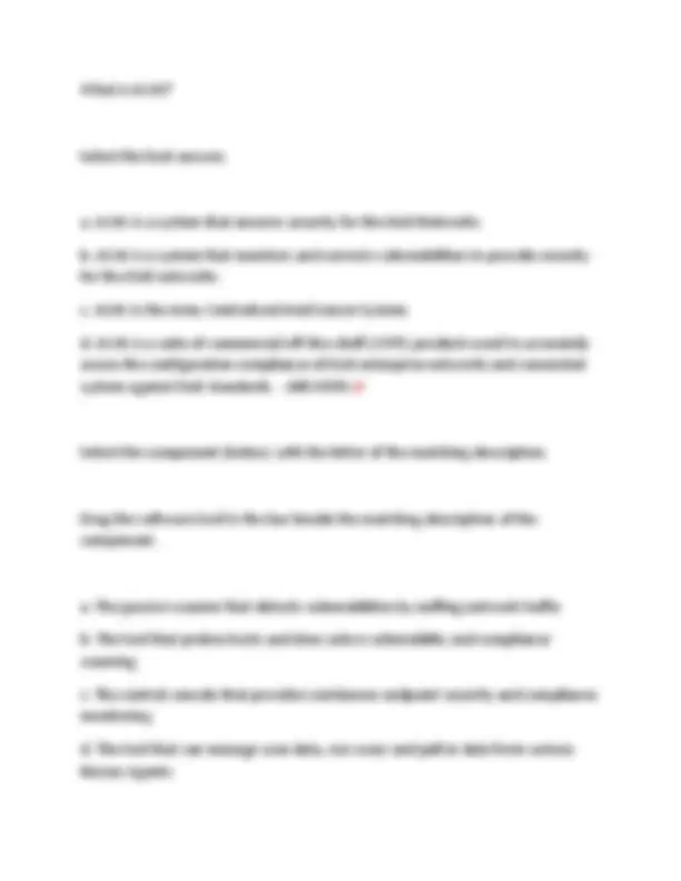 ACAS BEST PRACTICE KNOWLEDGE (BPG) EXAM 1, 2, 3, 4, 5 & 6 (ACTUAL ...