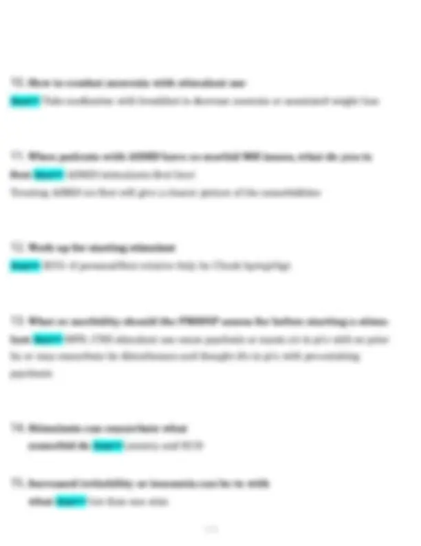 Psychiatric Mental Health Practicum: Diagnosis & Management | Exams ...