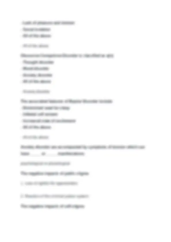 ODMHSAS BEHAVIORAL HEALTH CASE MANAGEMENT EXAM study set with 100% ...