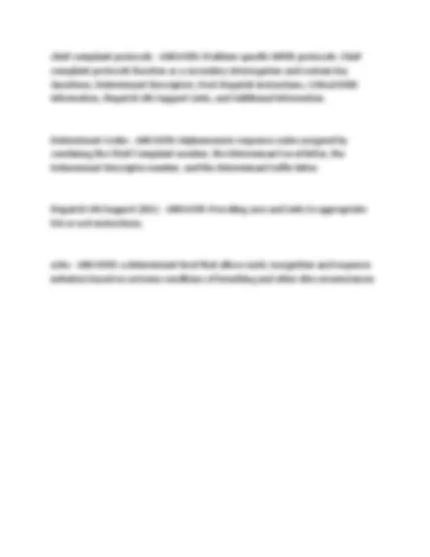 EMD Course V14: MPDS Components and Protocols | Exams Nursing | Docsity