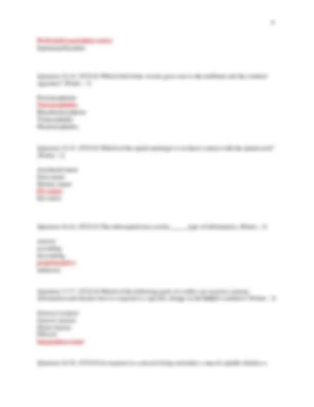 Anatomy & Physiology 1 Final Exam (2025-2026): Multiple Choice | Exams ...